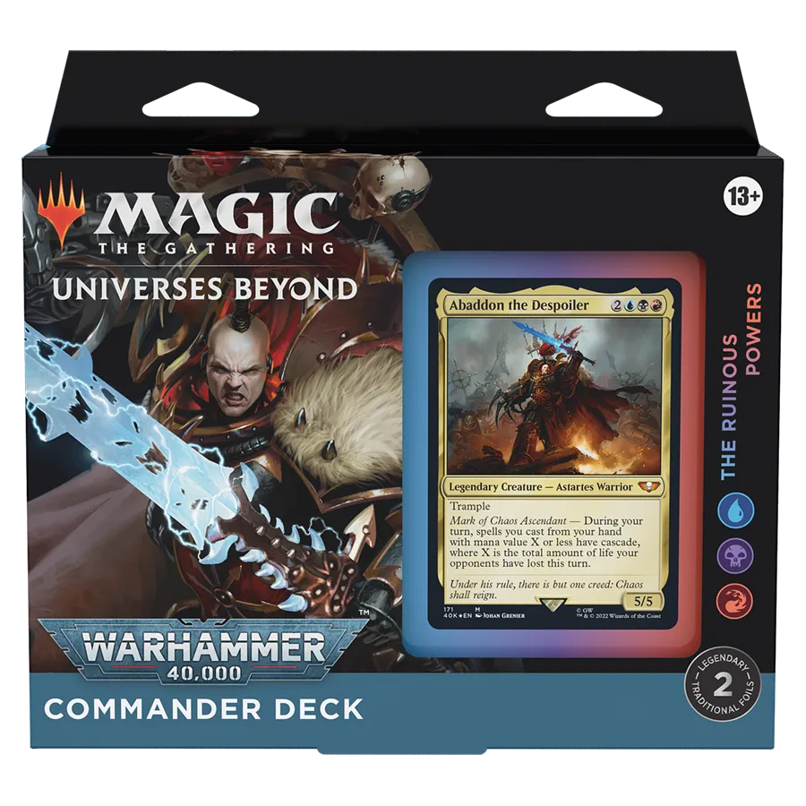 Magic The Gathering Warhammer 40K Commander Deck The Ruinous Power